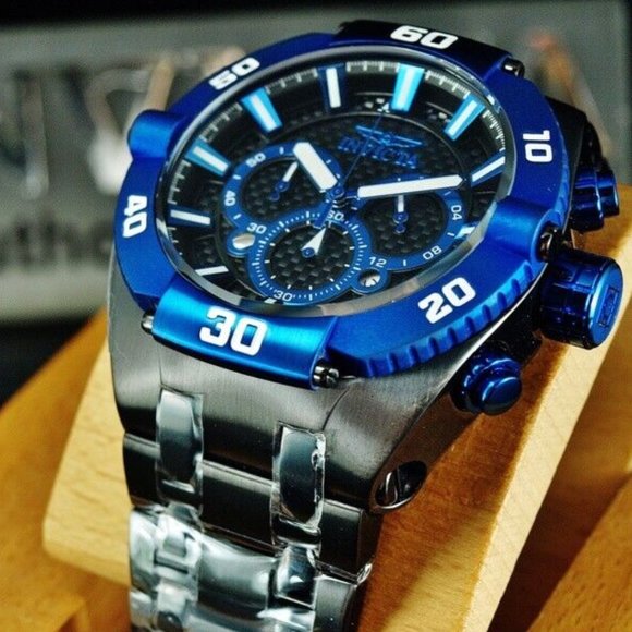 Invicta | Accessories | Mens 5mm Tactical Force 50mm Blue Watch | Poshmark